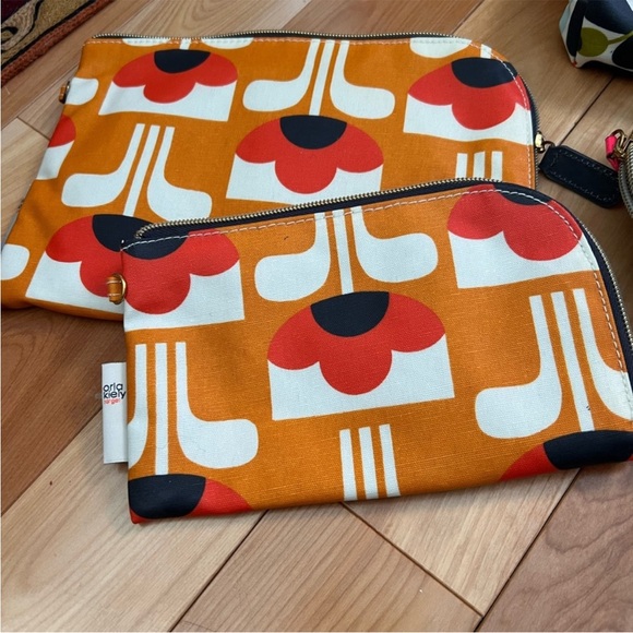 Orla Kiely | Bags | 2 Orla Kiely Cosmetic Bags | Poshmark